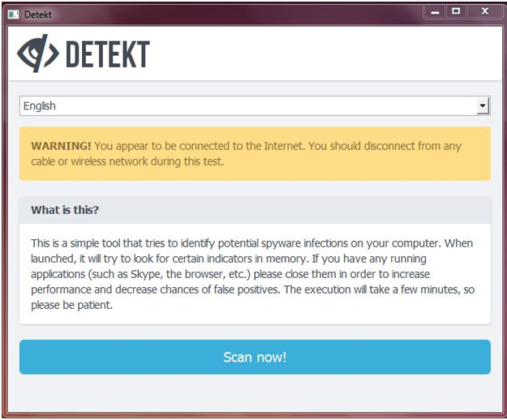 DETEKT – THE ANTI-GOVERNMENT SPYWARE REMOVAL TOOL