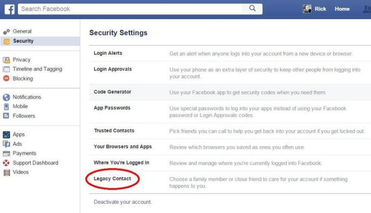 Make Your Facebook Profile Immortal with "Legacy Contact"