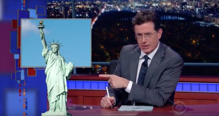 [Watch] Stephen Colbert Is Furious With The Hate Aimed At Refugees And ...