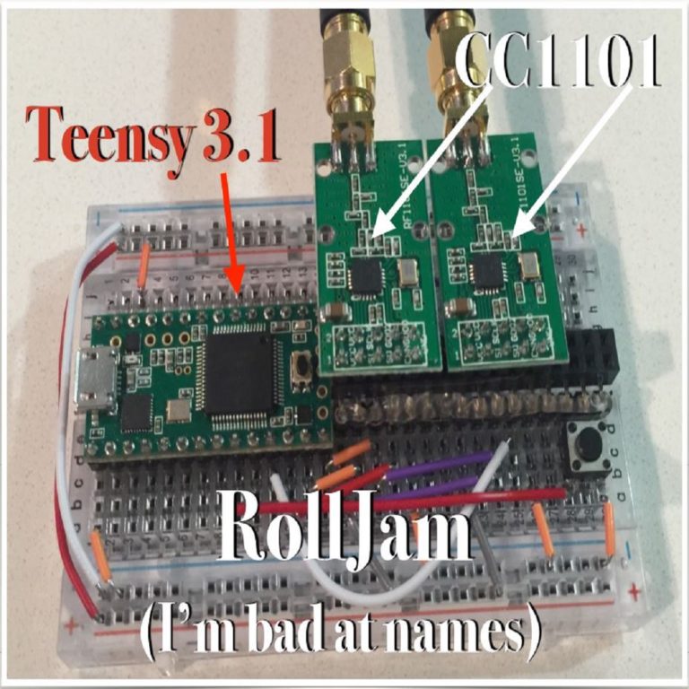 RollJam: Hack almost all Cars and Garage Doors