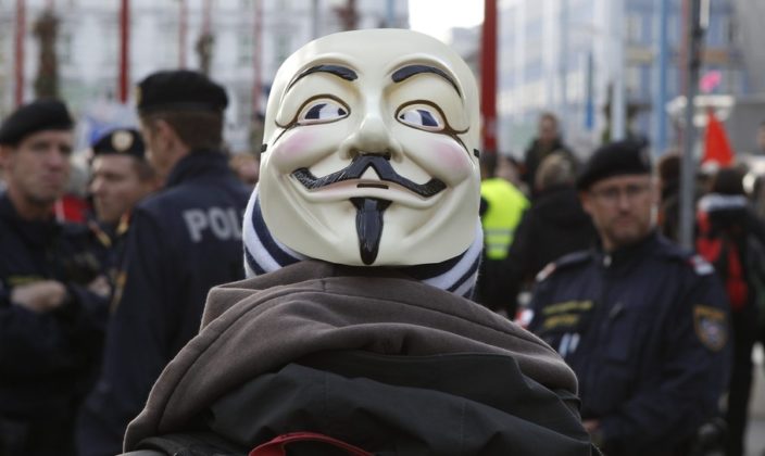 Wearing An Anonymous Mask Will Get You Arrested
