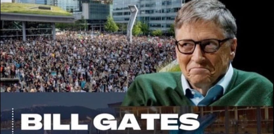 ‘ARREST BILL GATES!’ Massive ‘Super Protest’ Before Speech About How To ...